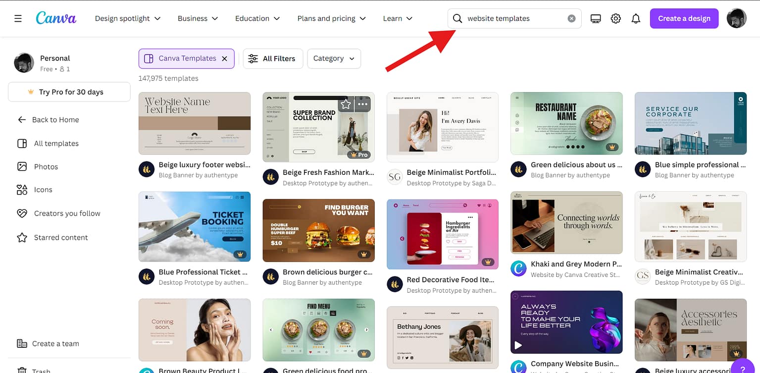 How to Create a Free Website Using Canva: A Step-by-Step Tutorial ...