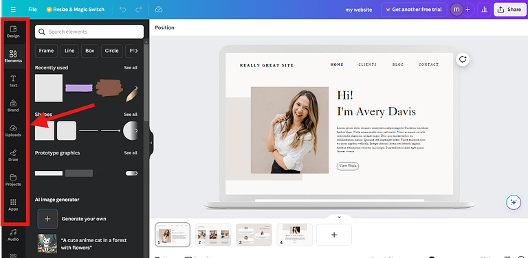 How to Create a Free Website Using Canva: A Step-by-Step Tutorial ...