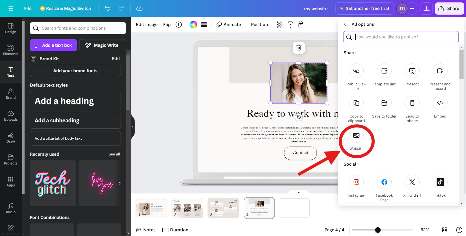 How to Create a Free Website Using Canva: A Step-by-Step Tutorial ...