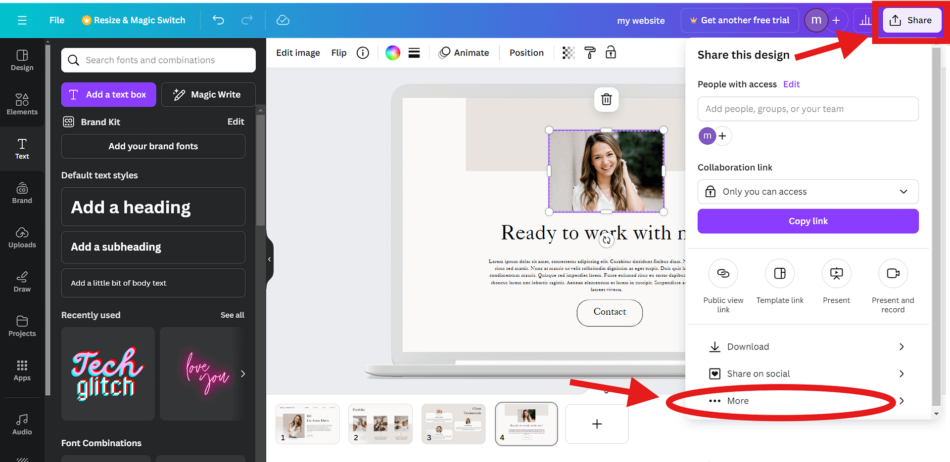 How to Create a Free Website Using Canva: A Step-by-Step Tutorial ...